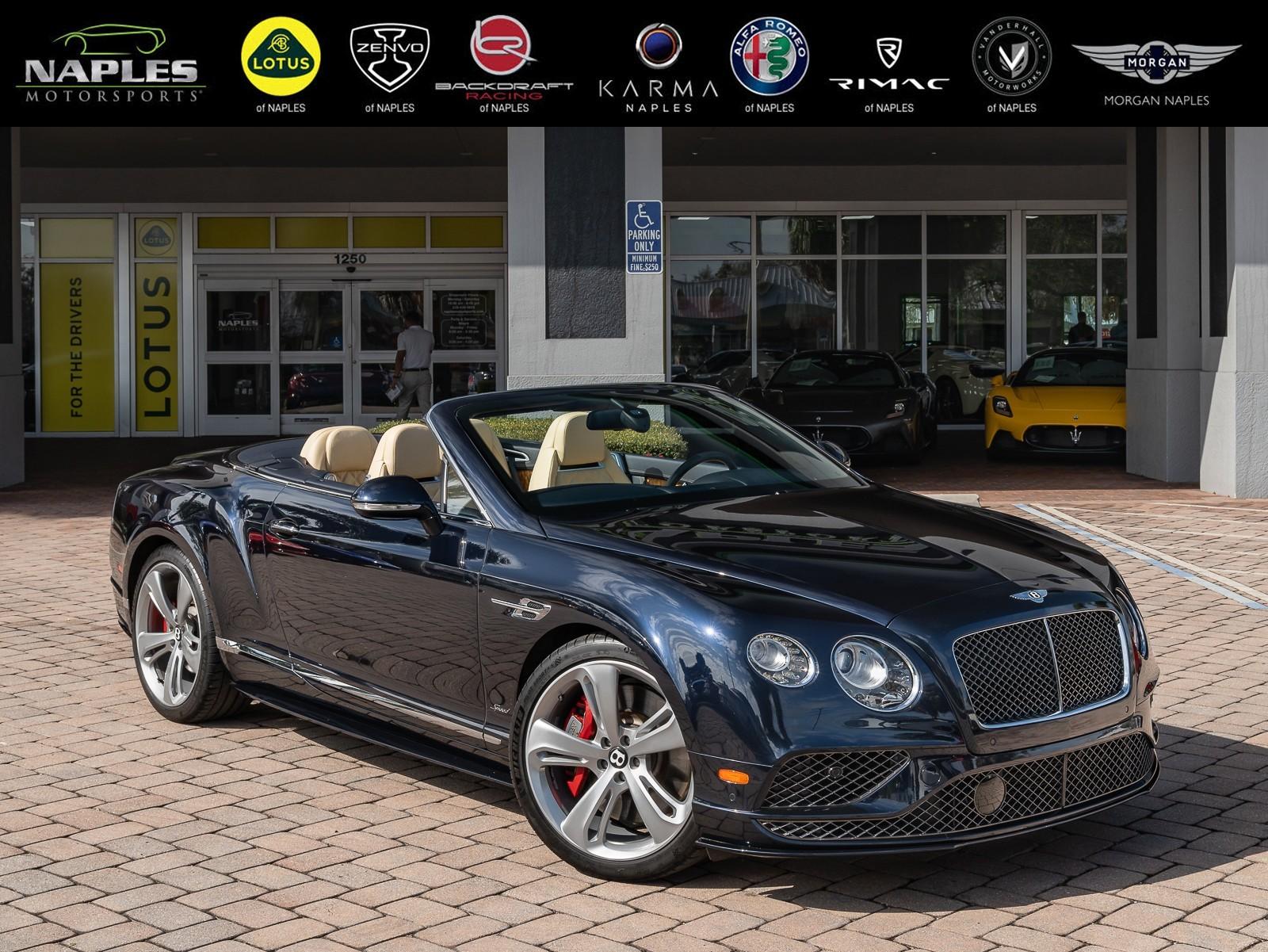 Used 2016 Bentley Continental GT Speed Speed For Sale (Sold) | Naples ...